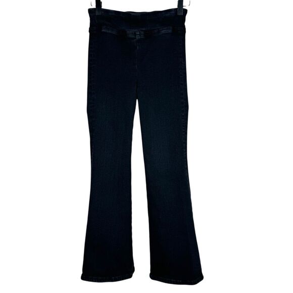 Frame Denim | Jeans | Frame The Jet Set Flare Sheen Noir Black High ...